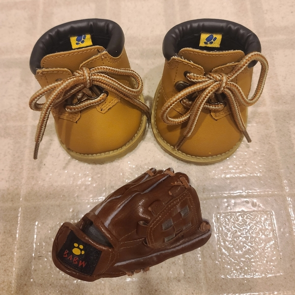 Build-A-Bear | Toys | Build A Bear Shoes And Baseball Glove | Poshmark